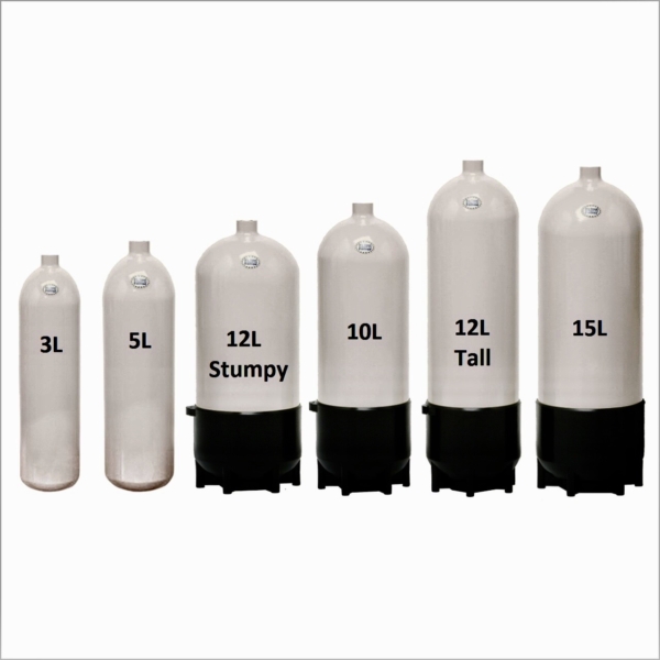 Faber Steel Dive Tank - Boot/Valve Incl. - Dive Store Auckland | Scuba ...