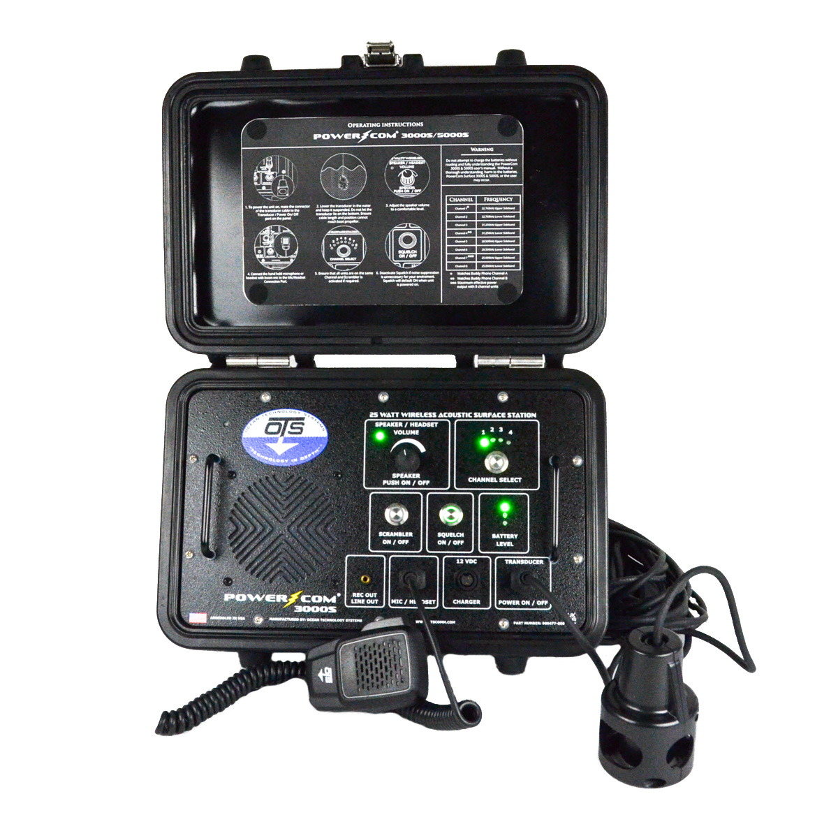 OTS PowerCom 3000S 4 Channel Surface Station - Dive Store Auckland ...